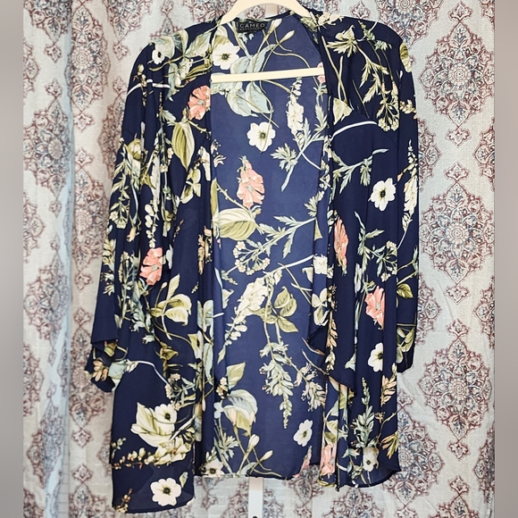 cameo | Tops | Cameo Open Front Kimono 2x | Poshmark
